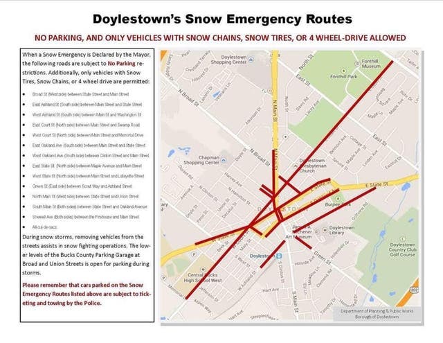 Winter Storm Emergency In Effect In Doylestown | Doylestown, PA Patch