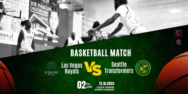 Dec 16 | Las Vegas Royals vs. Seattle Transformers (12/16/23) | Las ...