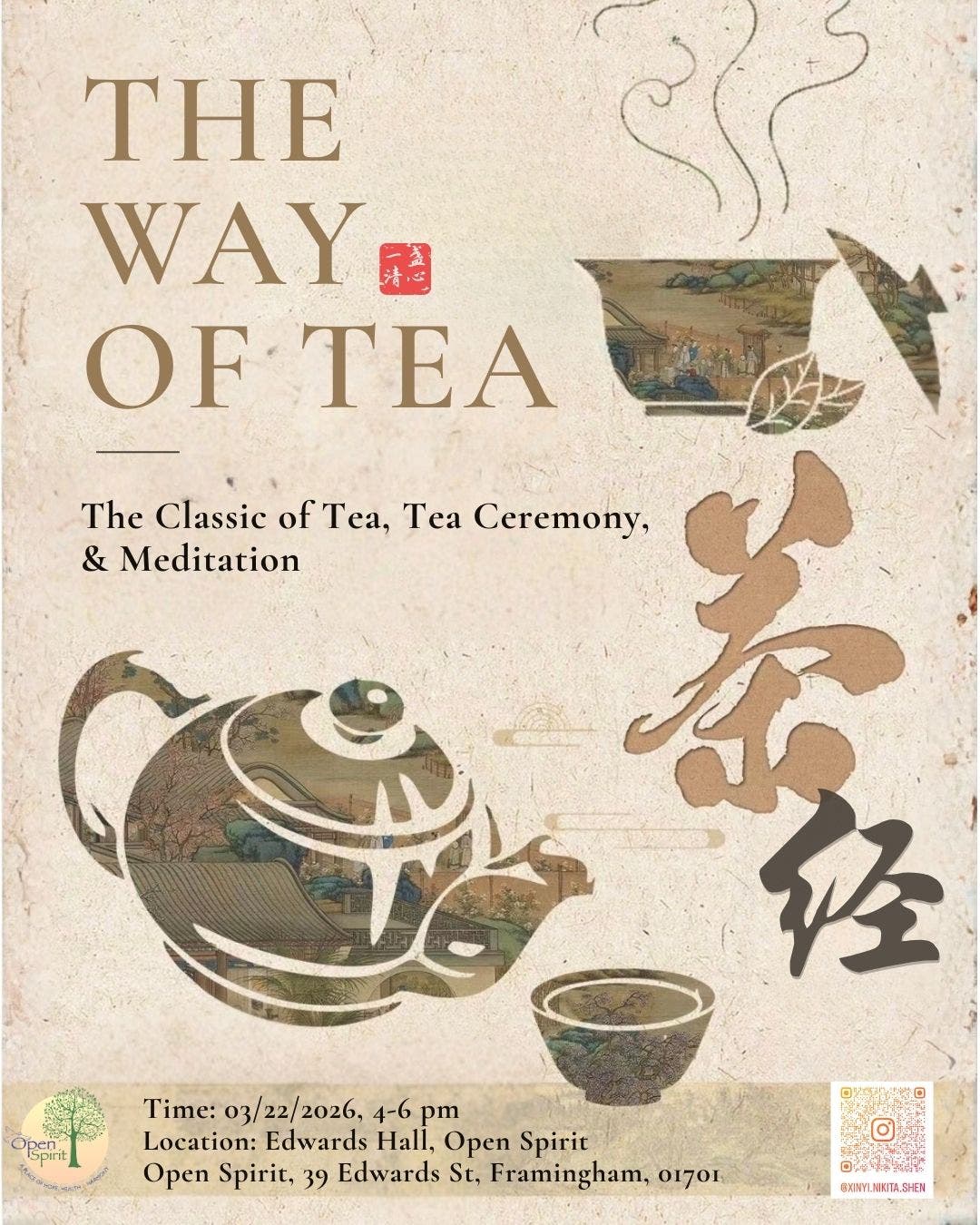Mar 22 | The Way of Tea: The Classic of Tea, Tea Ceremony & Meditation ...