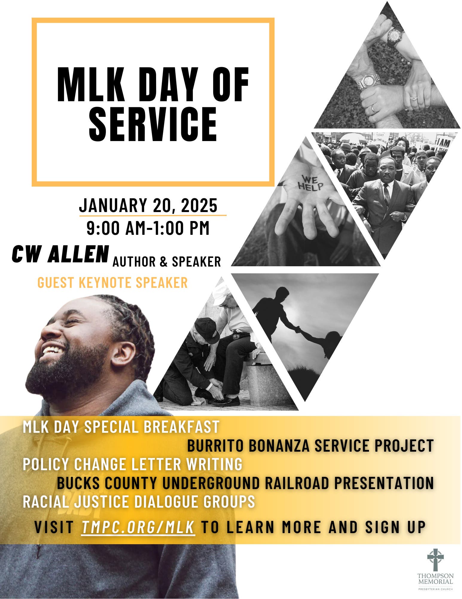 Jan 20 | MLK Day of Service at Thompson Church | New Hope, PA Patch