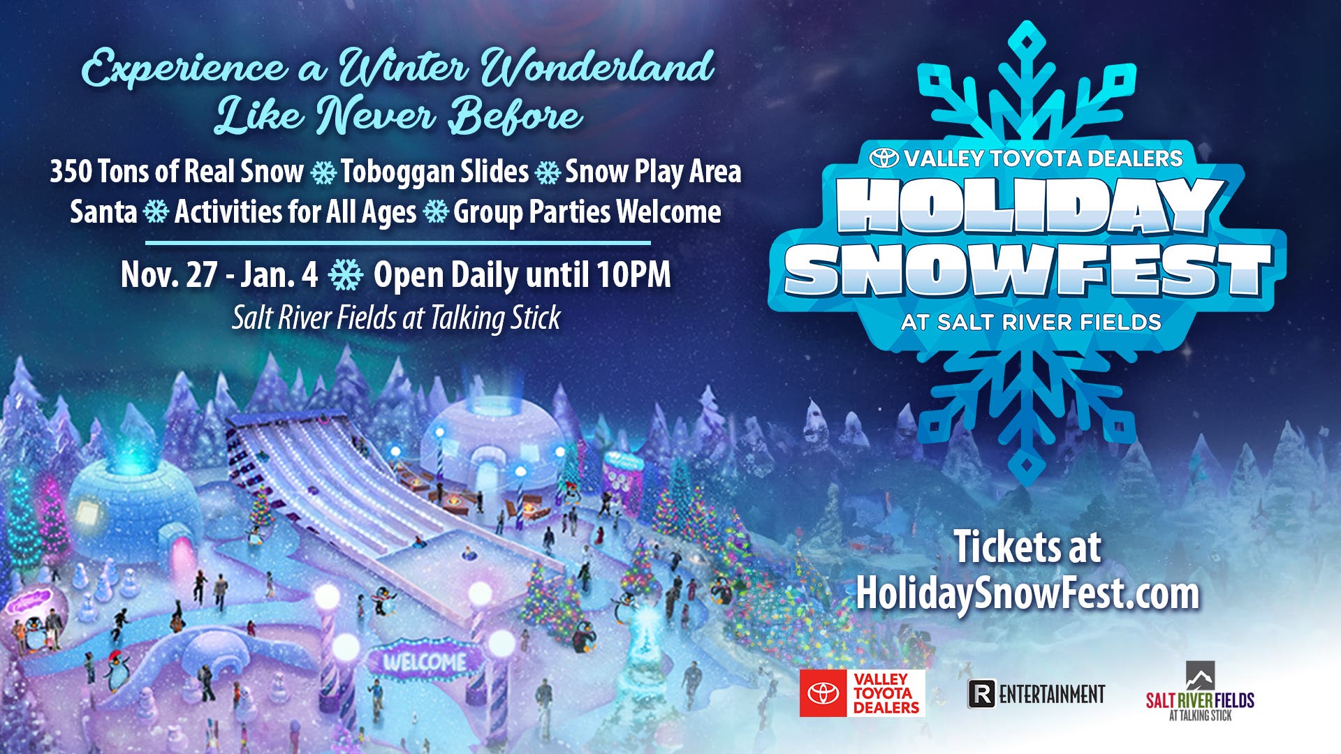 Dec 6 | Holiday SnowFest at Salt River Fields | Scottsdale, AZ Patch