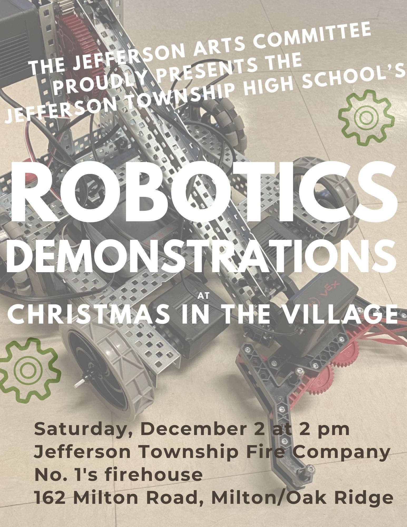 Dec 2 | Robotics demonstrations appeal to everyone! | Jefferson, NJ Patch