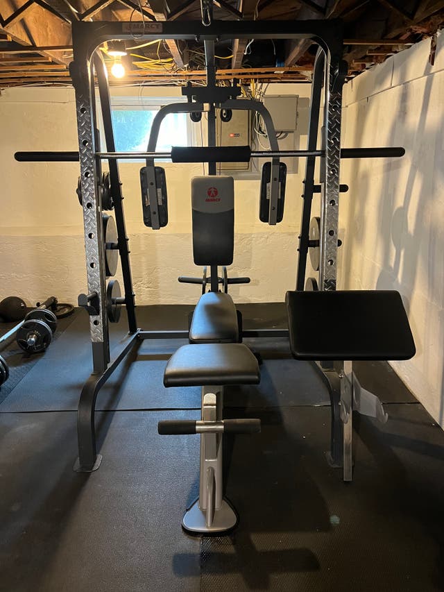 Marcy Home Gym Smith Machine, York Club Pack and Accessories ...