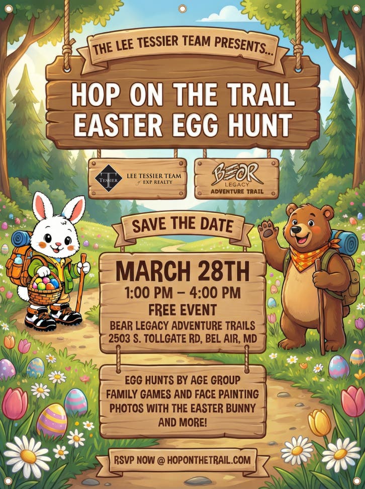 Mar 28 | Hop On The Trail Easter Egg Hunt | Bel Air, MD Patch