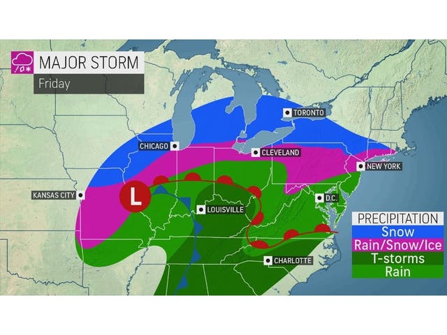 Tracking Another Winter Storm In Eastern PA Friday: See Timeline ...