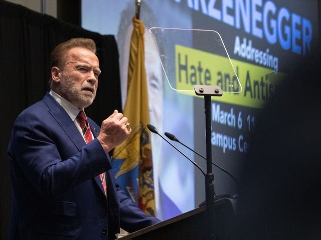Muscles Of The Mind: Schwarzenegger Speaks On 'Terminating Hate' In NJ ...