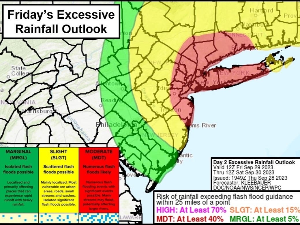 Returning Storms To Bring Inches Of Rain, Flooding To NJ: See Forecast ...