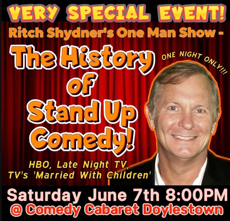 May 29 | VERY SPECIAL EVENT - SAT. June 7th - The History of Standup ...