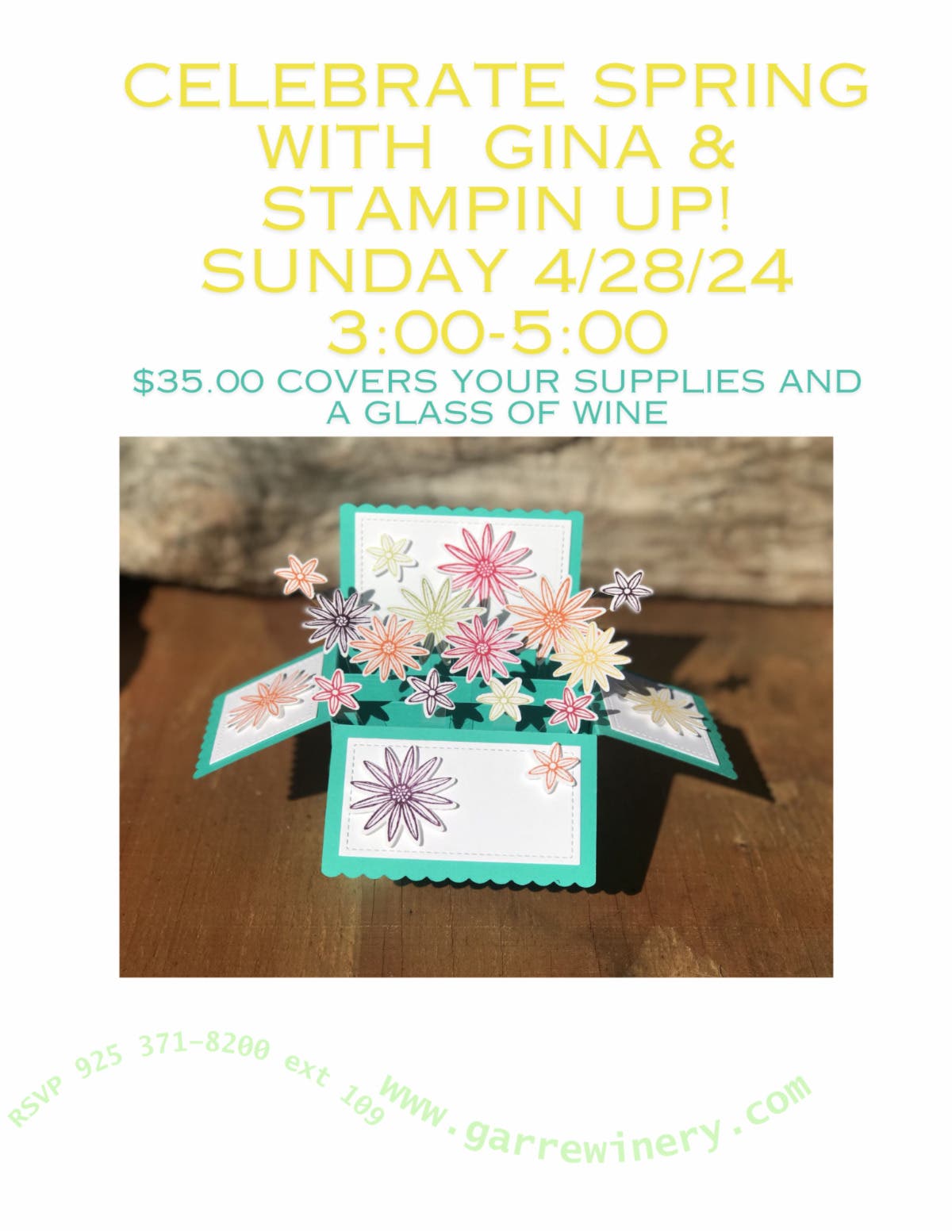 Apr 28 | Sip & Stamp Event | Livermore, CA Patch