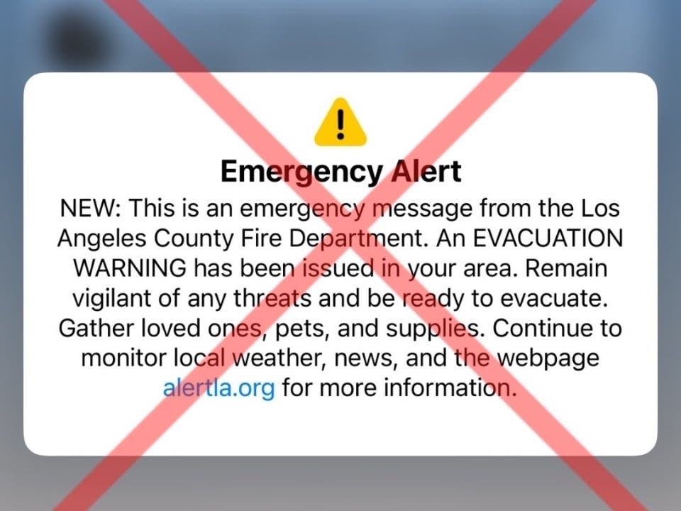 Evacuation Warning Alert Sent Across Orange County In Error | Orange ...
