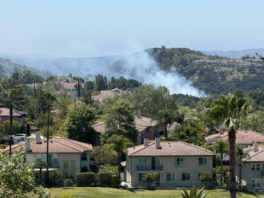 Brush Fire Breaks Out Near South OC Golf Course | Rancho Santa ...