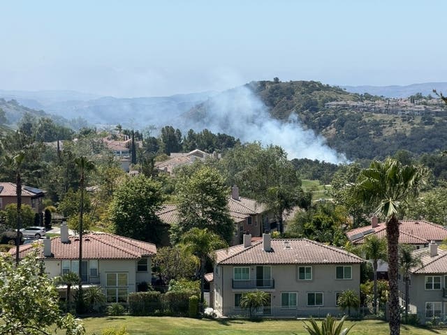 Brush Fire Breaks Out Near South OC Golf Course | Rancho Santa ...