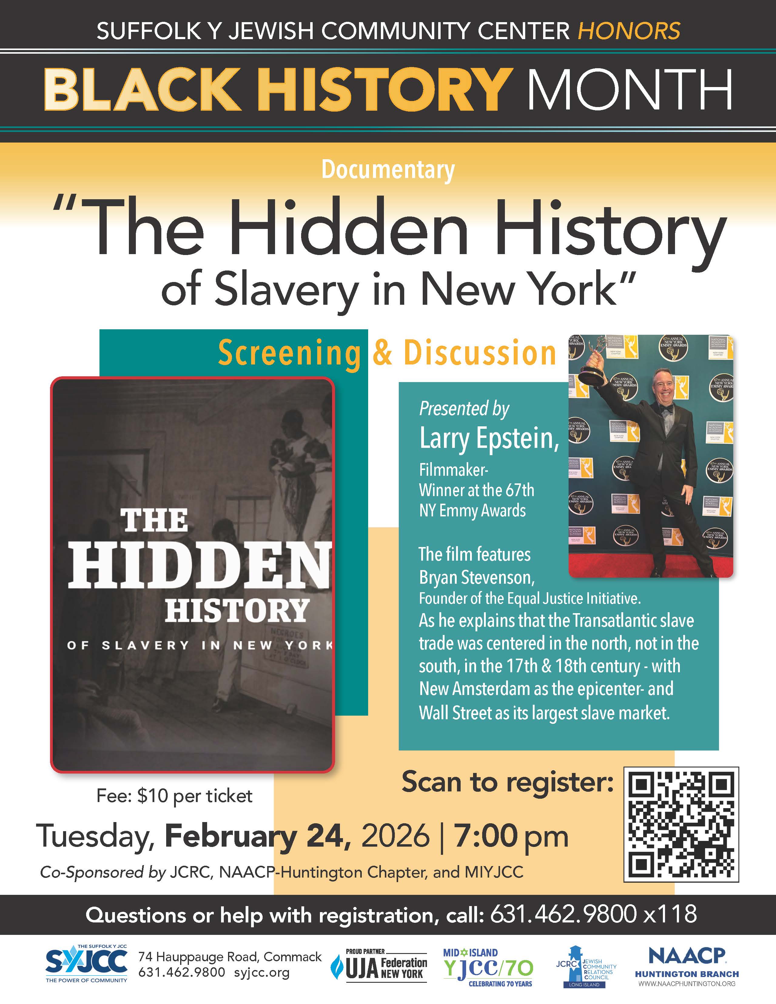 Feb 24 | “The Hidden History of Slavery in New York” Screening ...