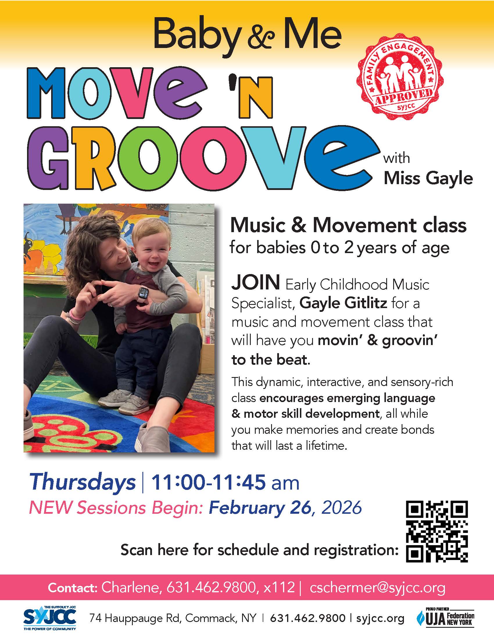 Feb 26 | Baby & Me Move N' Grove Classes with Miss Gayle | Commack, NY ...