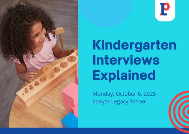 Oct 6 | Kindergarten Interviews Explained | New York City, NY Patch