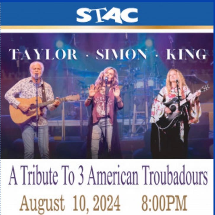 Aug 10 | Taylor Simon King / 3 American troubadours | Barnegat, NJ Patch