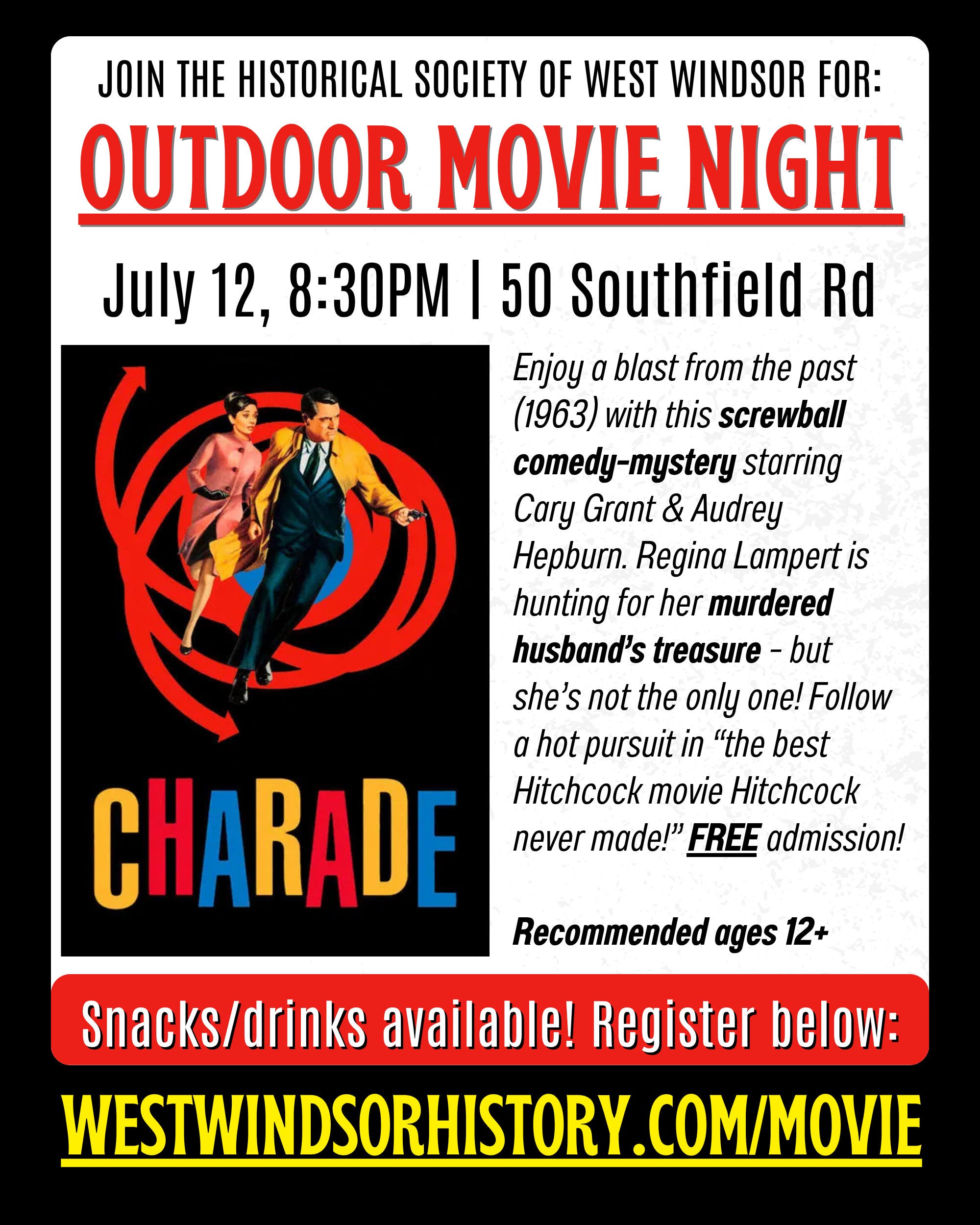 Jul 12 | Vintage Outdoor Movie Night at the Schenck Farmstead | West ...
