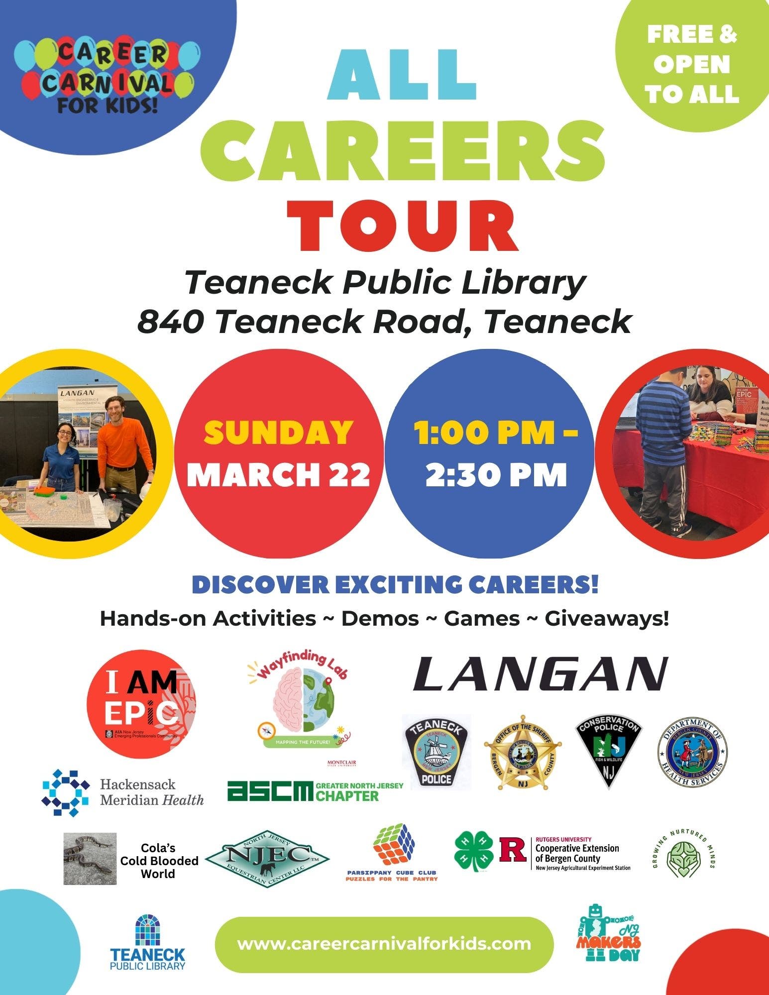Mar 22 | Career Carnival for Kids Brings All Careers Tour to Teaneck ...