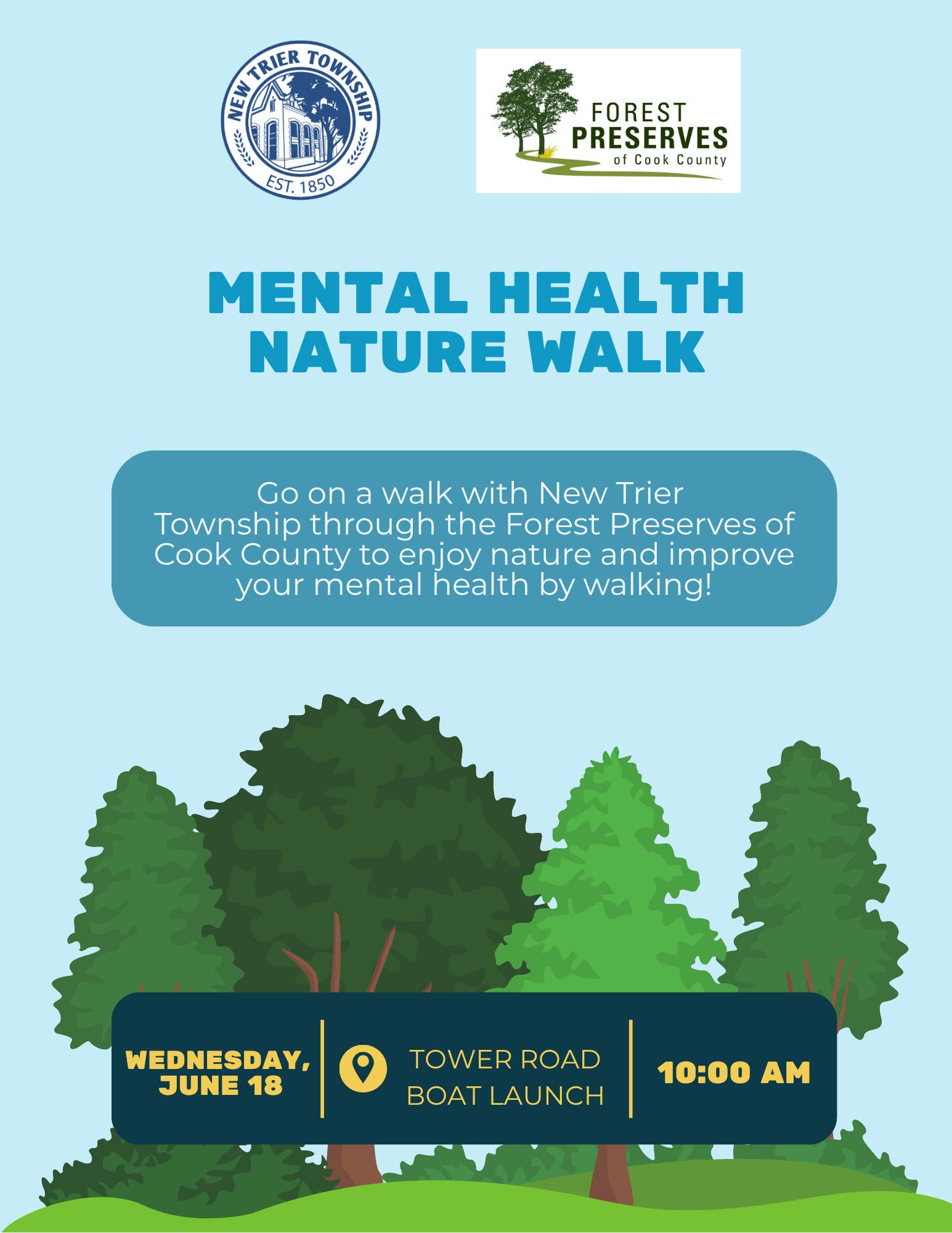 Jun 18 | Mental Health Nature Walk | Winnetka, IL Patch
