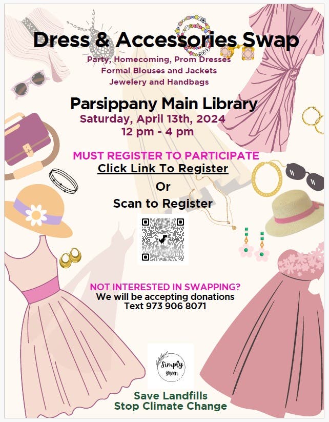 Apr 13 | Clothing & Accessories Swap | Parsippany, NJ Patch