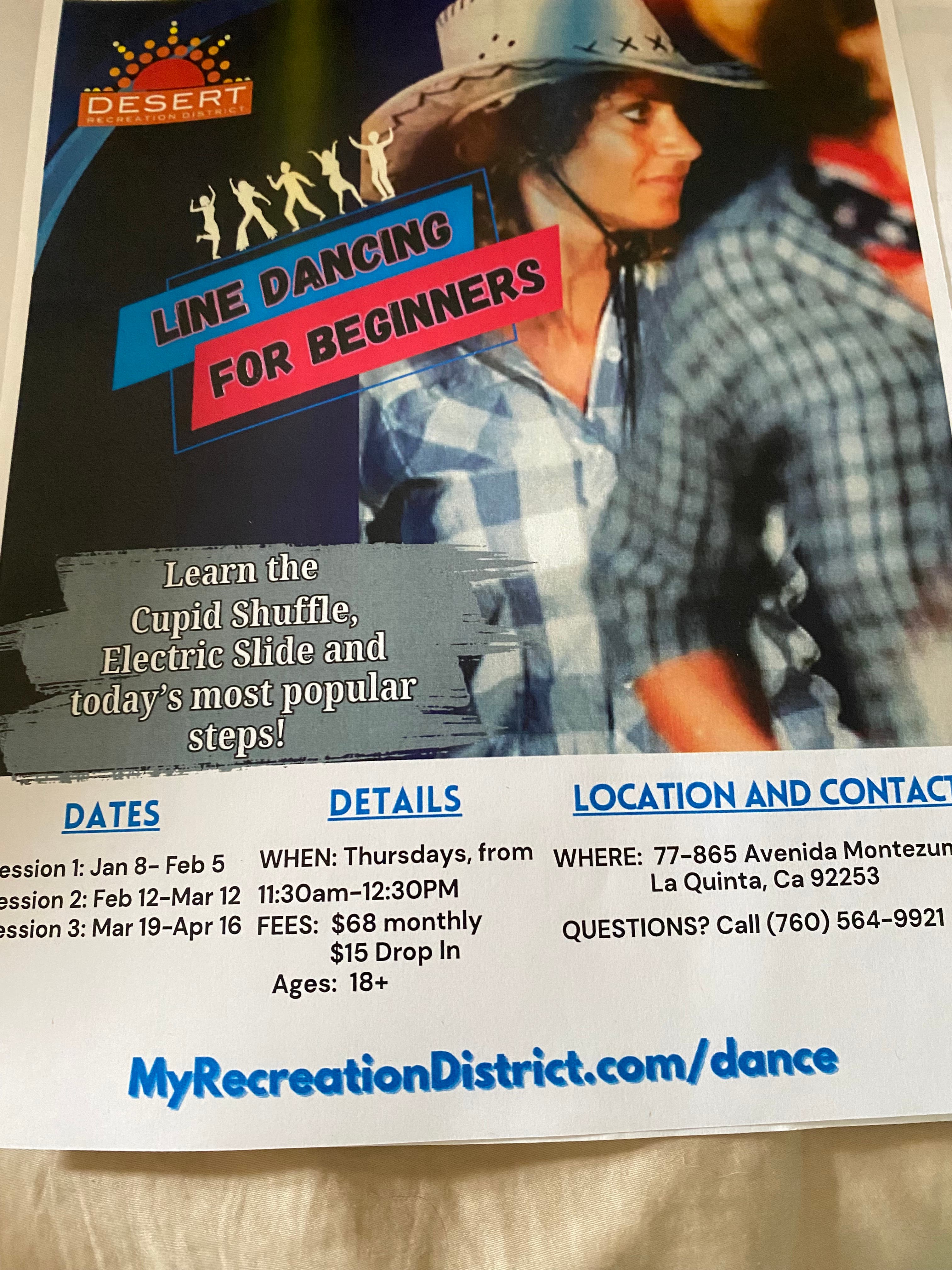 Feb 19 | Line Dancing Lessons - La Quinta | Palm Desert, CA Patch