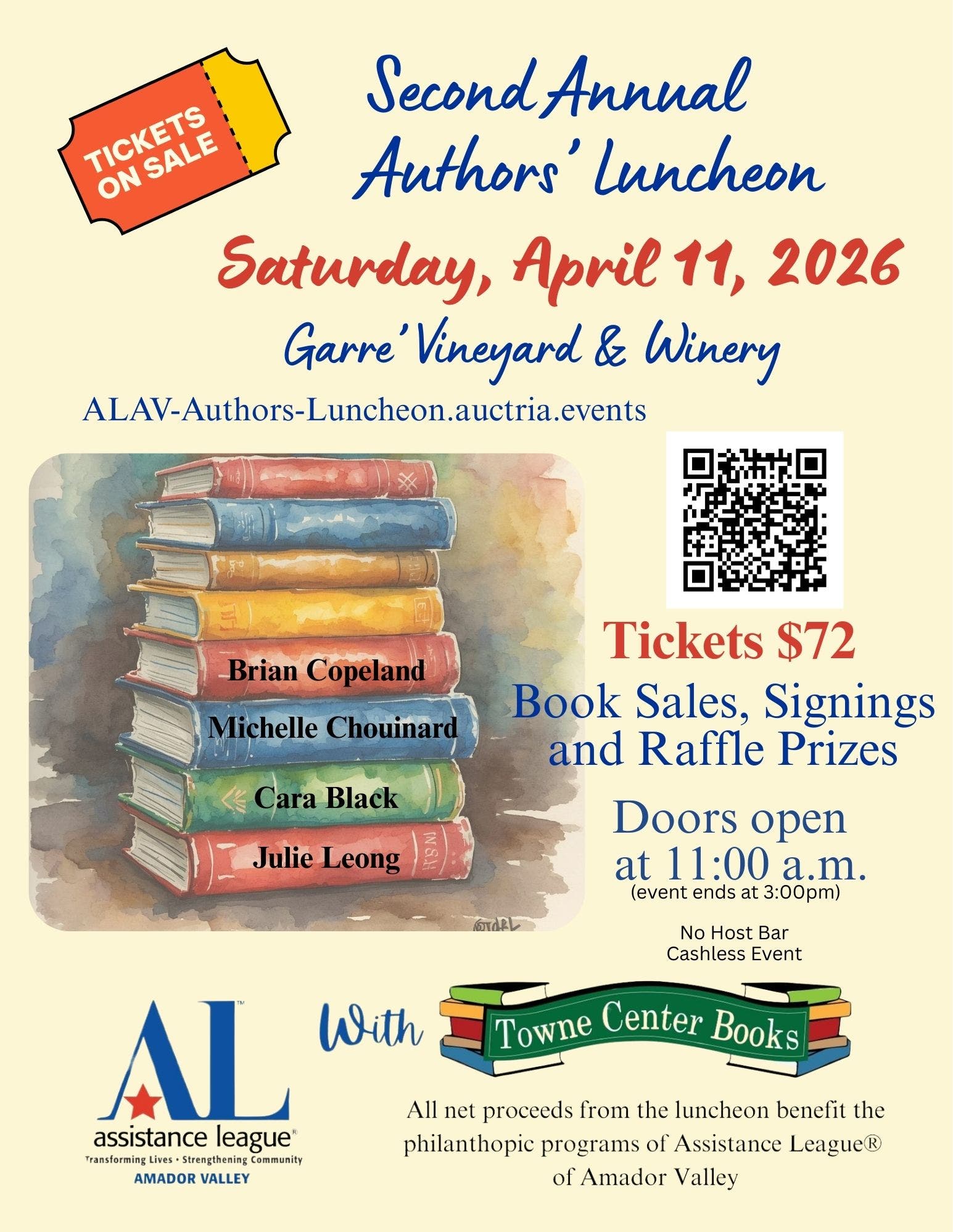 Apr 11 | Second Annual Authors' Luncheon | Dublin, CA Patch