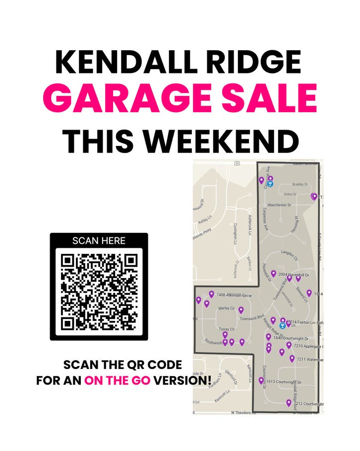 Jun 20 | Multi-Family Kendall Ridge Neighborhood Garage Sale Event ...