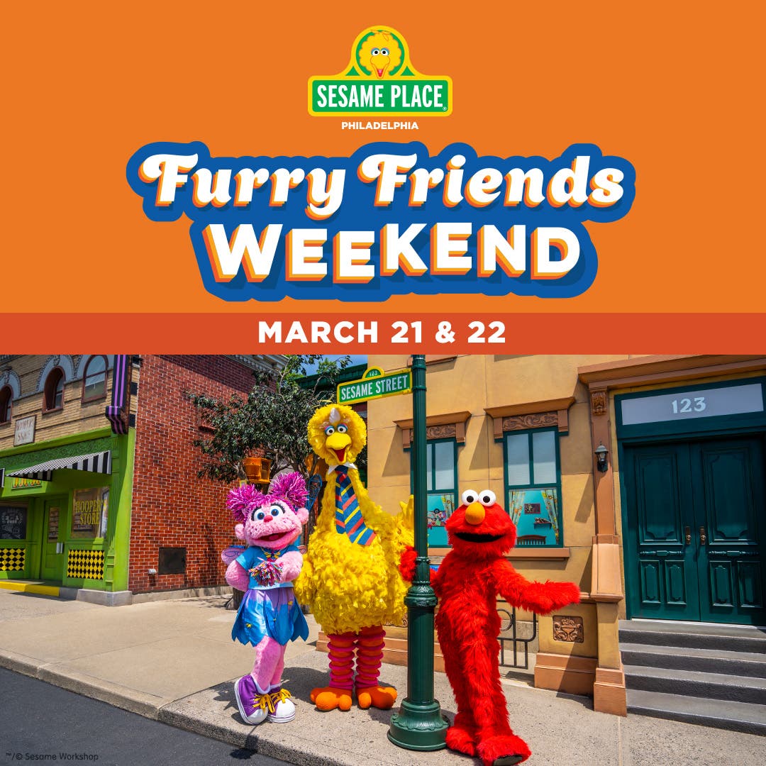 Mar 21 | Furry Friends Weekend at Sesame Place Philadelphia | Newtown ...