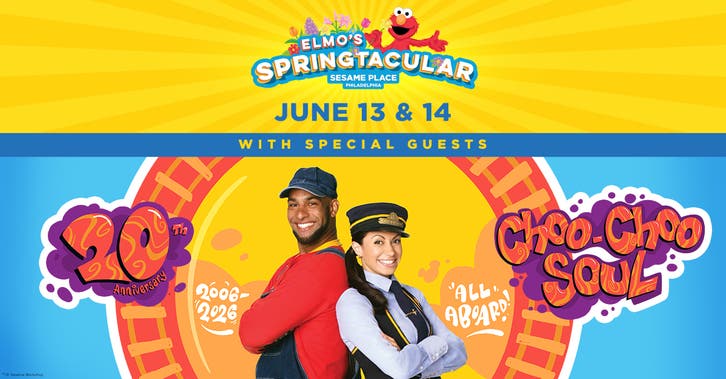 Jun 13 | Choo Choo Soul Concerts at Sesame Place Philadelphia | Newtown ...