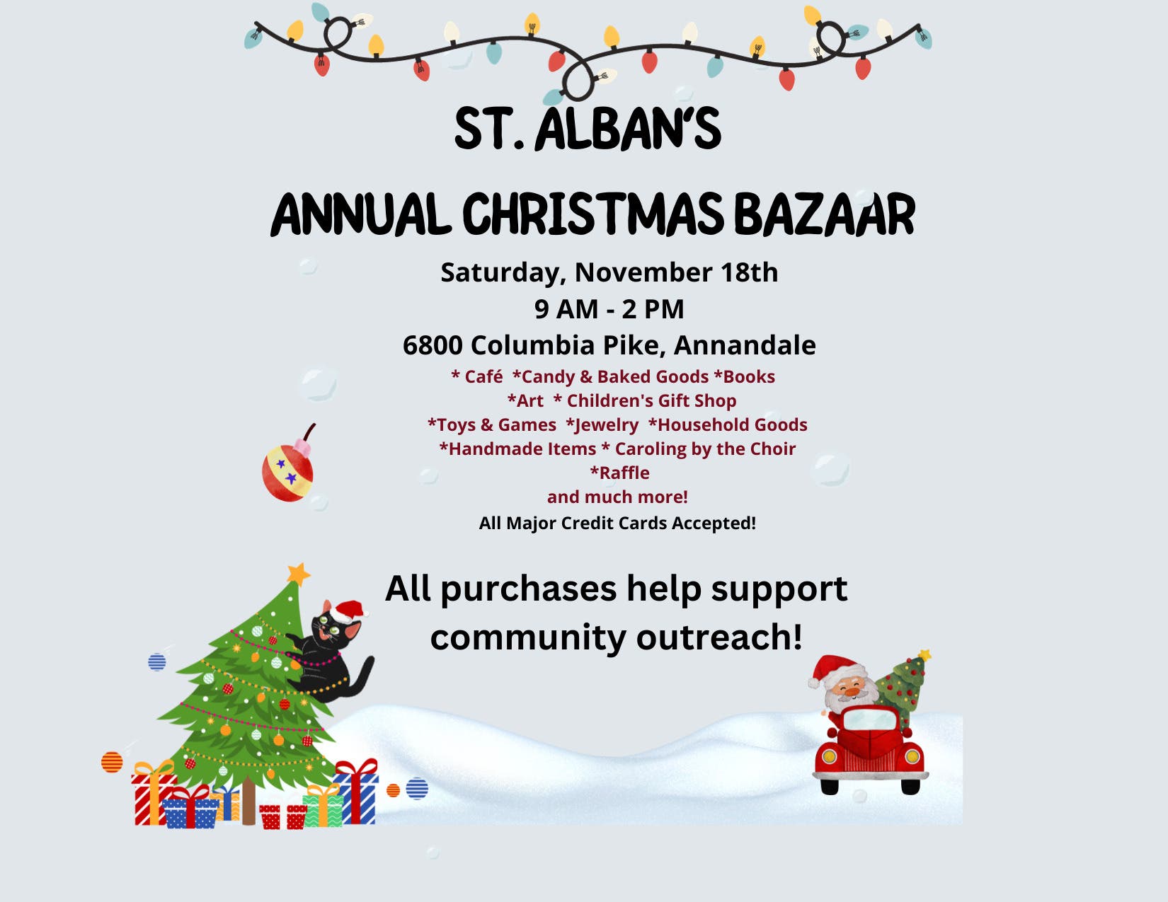 Nov 18 | Annual Christmas Bazaar | Annandale, VA Patch