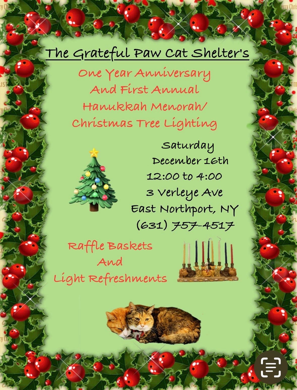 Dec 16 | Grateful Paw’s Open House | Huntington, NY Patch