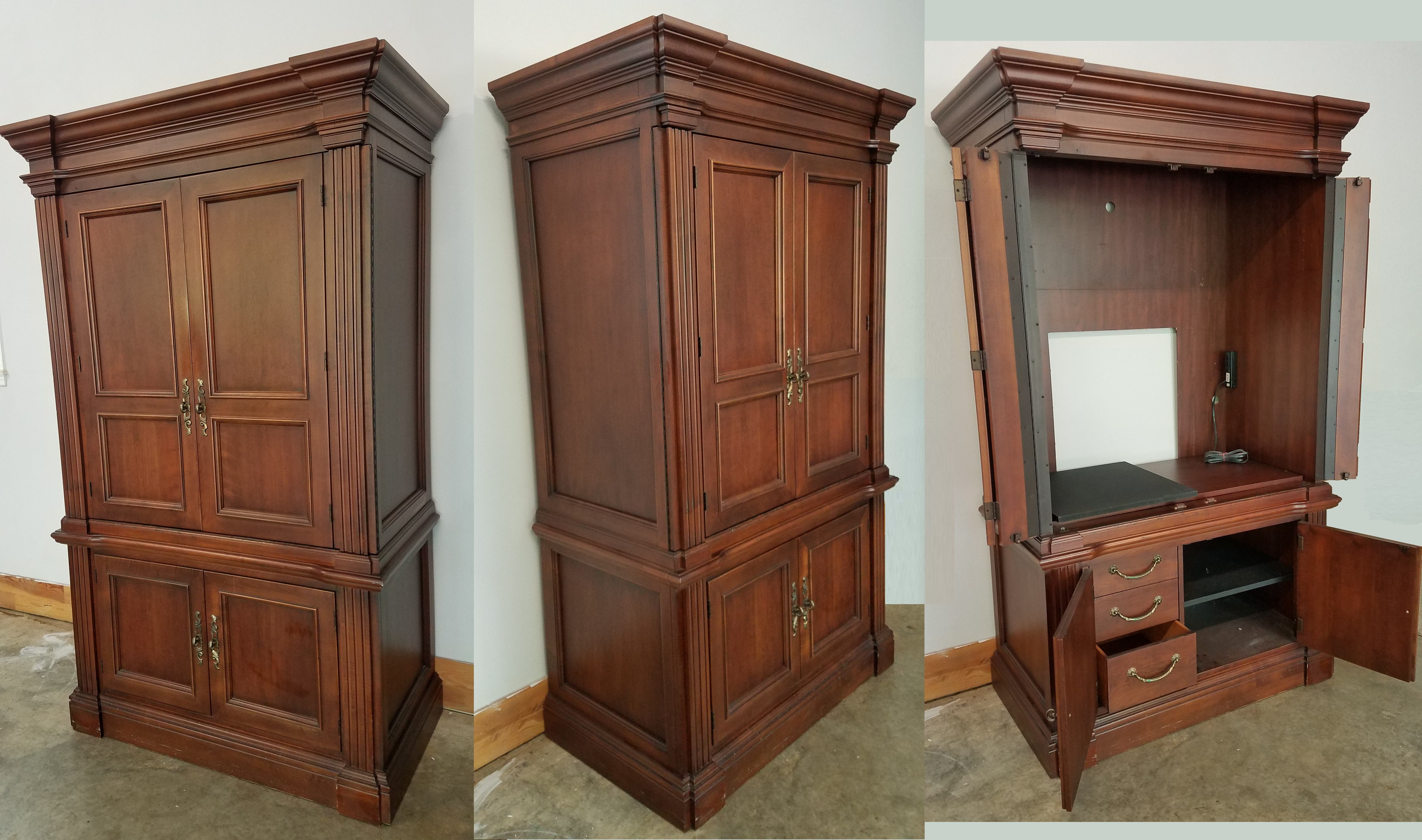 Armoire TV Cabinet Clothes, Dry Bar, etc. $100 - Tuscaloosa, AL Patch
