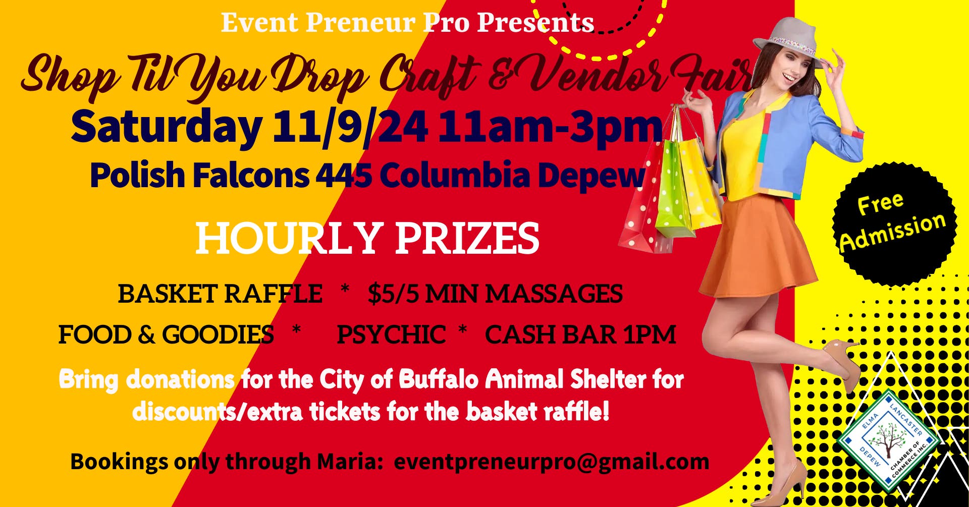 Nov 9 | Shop Til You Drop Craft & Vendor Fair | Buffalo, NY Patch