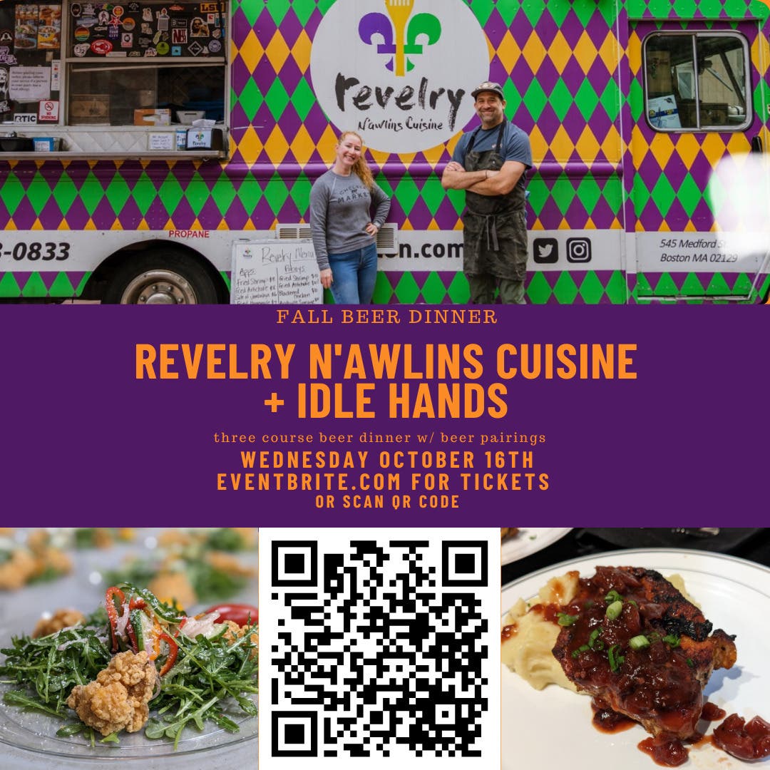 Oct 16 | Fall Beer Dinner w/ Revelry | Malden, MA Patch