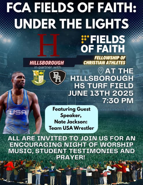 Jun 13 | Tonight June 13 @ HHS Fields of Faith | Bridgewater, NJ Patch