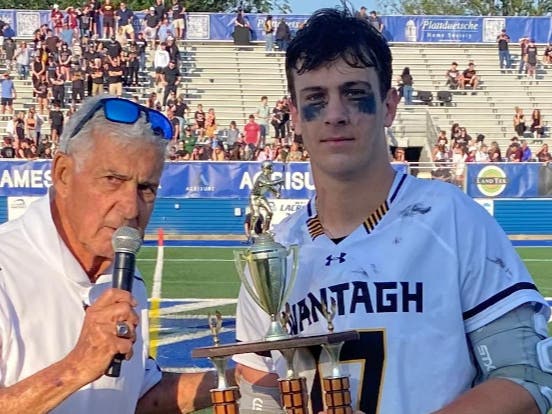 Carter Loughman Wins James C. Metzger MVP Lacrosse Award | Wantagh, NY ...