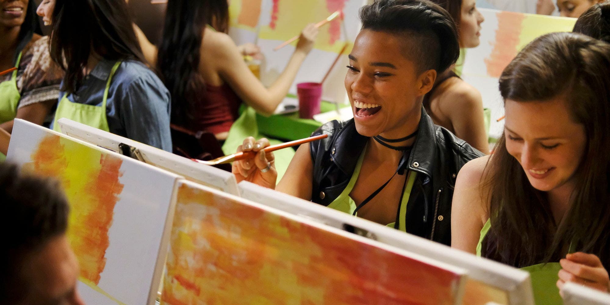 Dec 3 | Paint Nite: Winter Forest Sunset | Pittsburgh, PA Patch