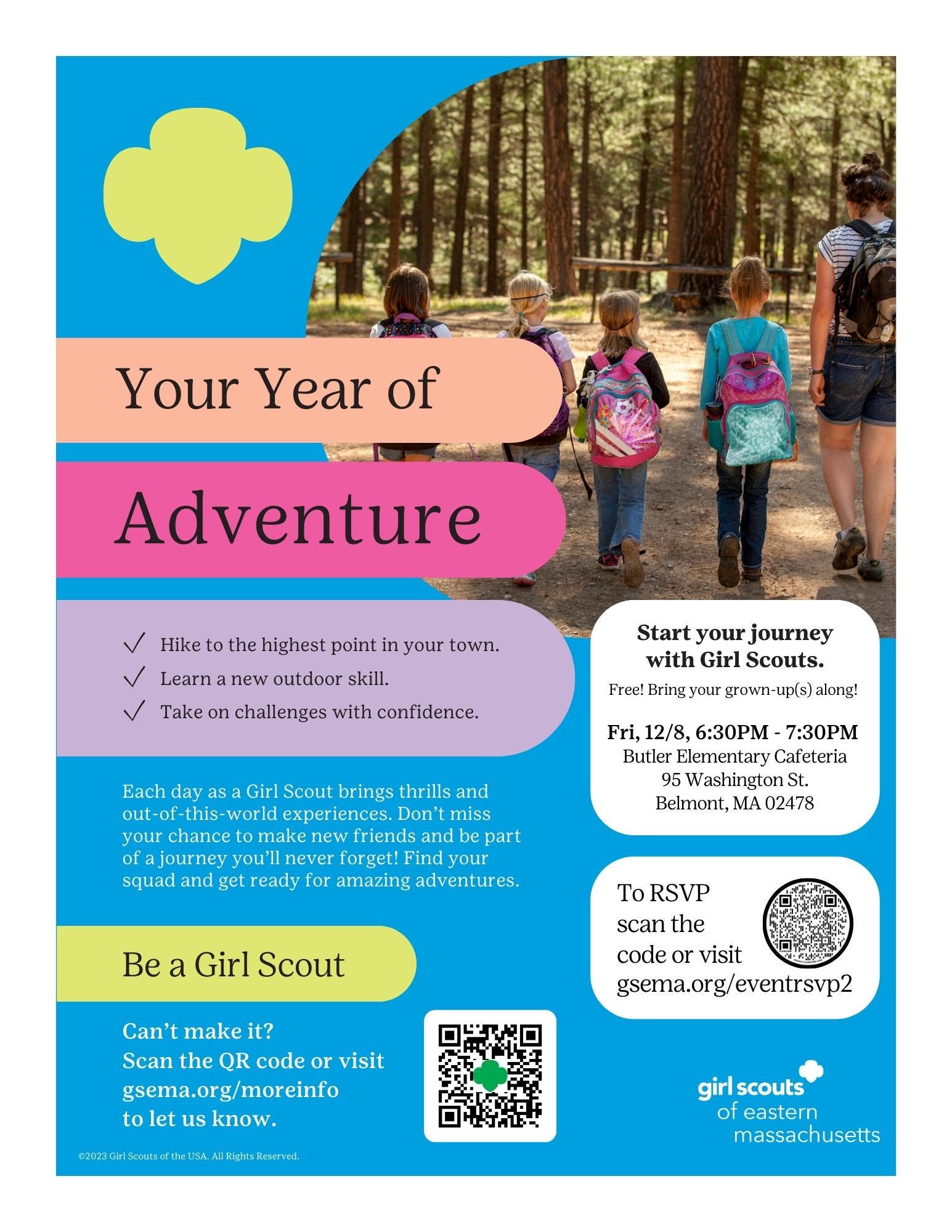 Dec 8 | Discover Girl Scouts in Belmont (K) | Belmont, MA Patch