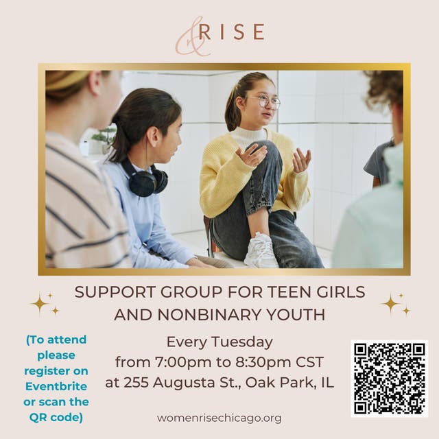 Jun 18 | &Rise: Support Groups for Teen Girls & Nonbinary Youth | Oak ...