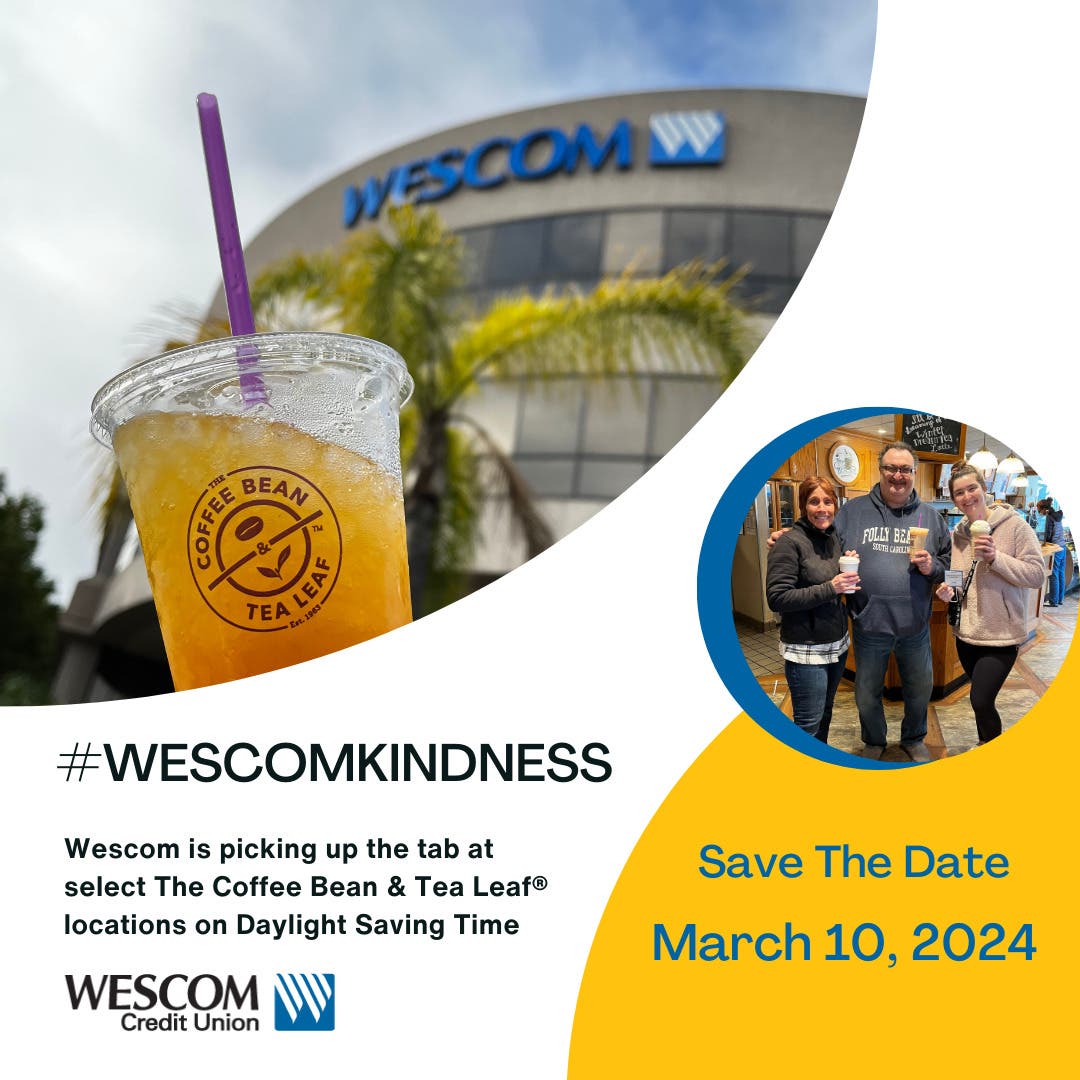 Mar 10 | Wescom's 10th Annual Daylight Saving Time Event - Coffee ...