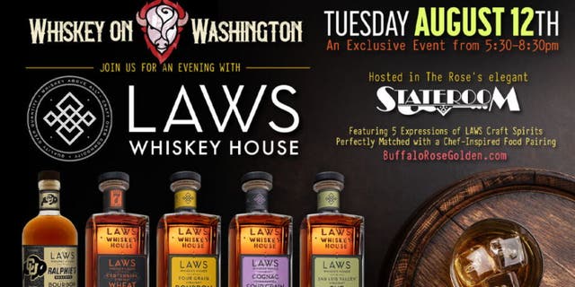 Aug 12 | Whiskey on Washington -A Whiskey & Food Pairing Experience at ...