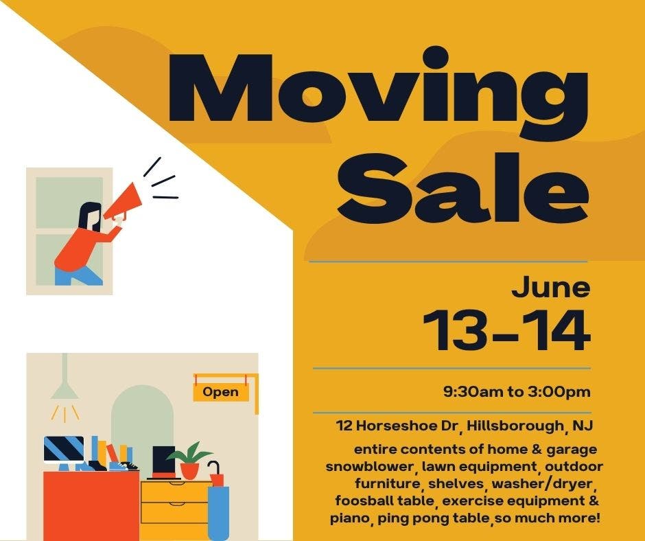Jun 13 | MOVING SALE - Friday 06/13 & Saturday 06/14 9:30am - 3:00pm ...
