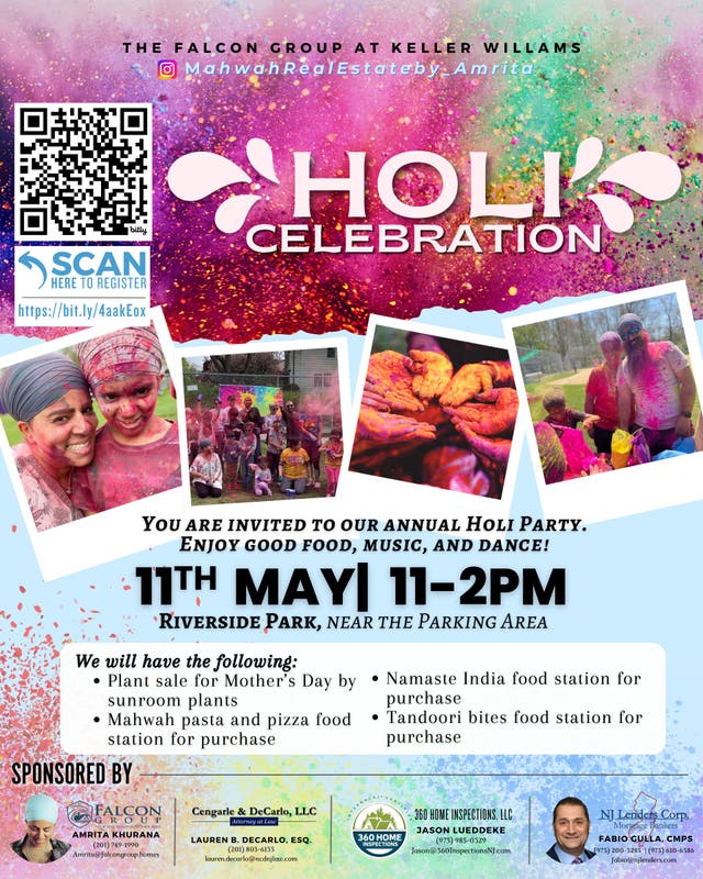 May 11 | 2024 Holi Celebration of Colors at Mahwah | Mahwah, NJ Patch