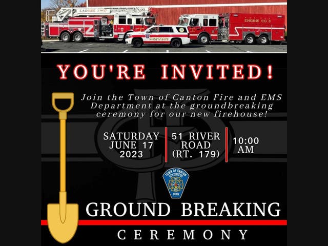 Canton To Break Ground On New Firehouse | Canton, CT Patch