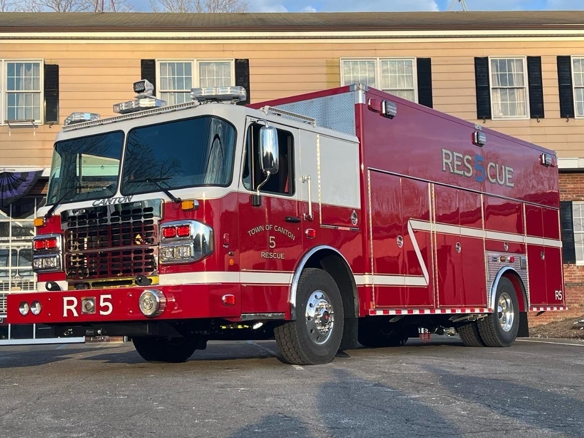 Canton Welcomes Shiny, Red Rescue Truck To Fleet | Canton, CT Patch