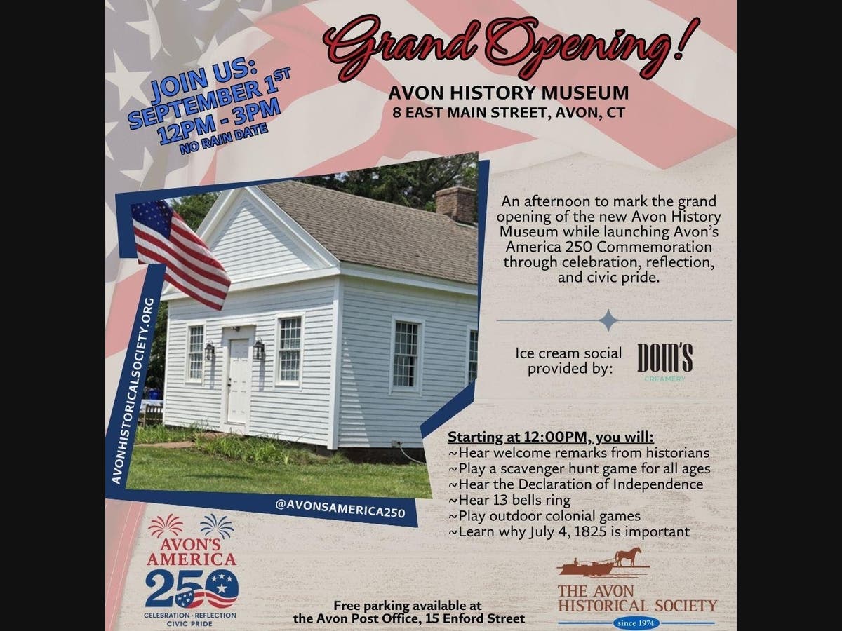 After Delay, New Avon History Museum To Open Labor Day | Avon, CT Patch