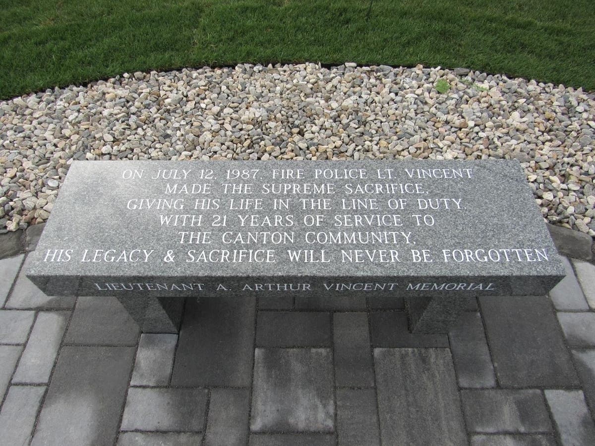 Canton FD Dedicates Memorial Garden To Honor Local Firefighters ...