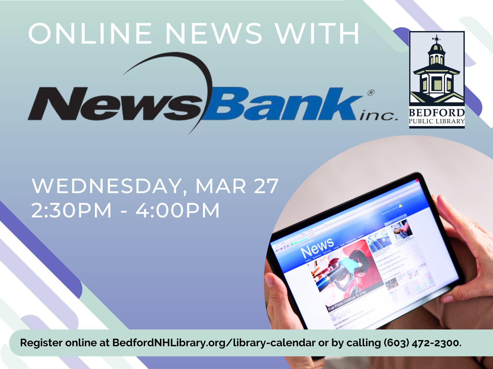 Mar 27 | Online News with Newsbank | Bedford, NH Patch