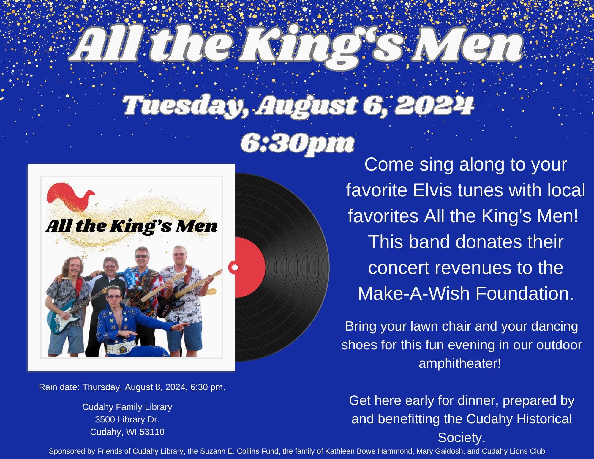 Aug 6 | Outdoor Concert: All the King's Men | Oak Creek, WI Patch