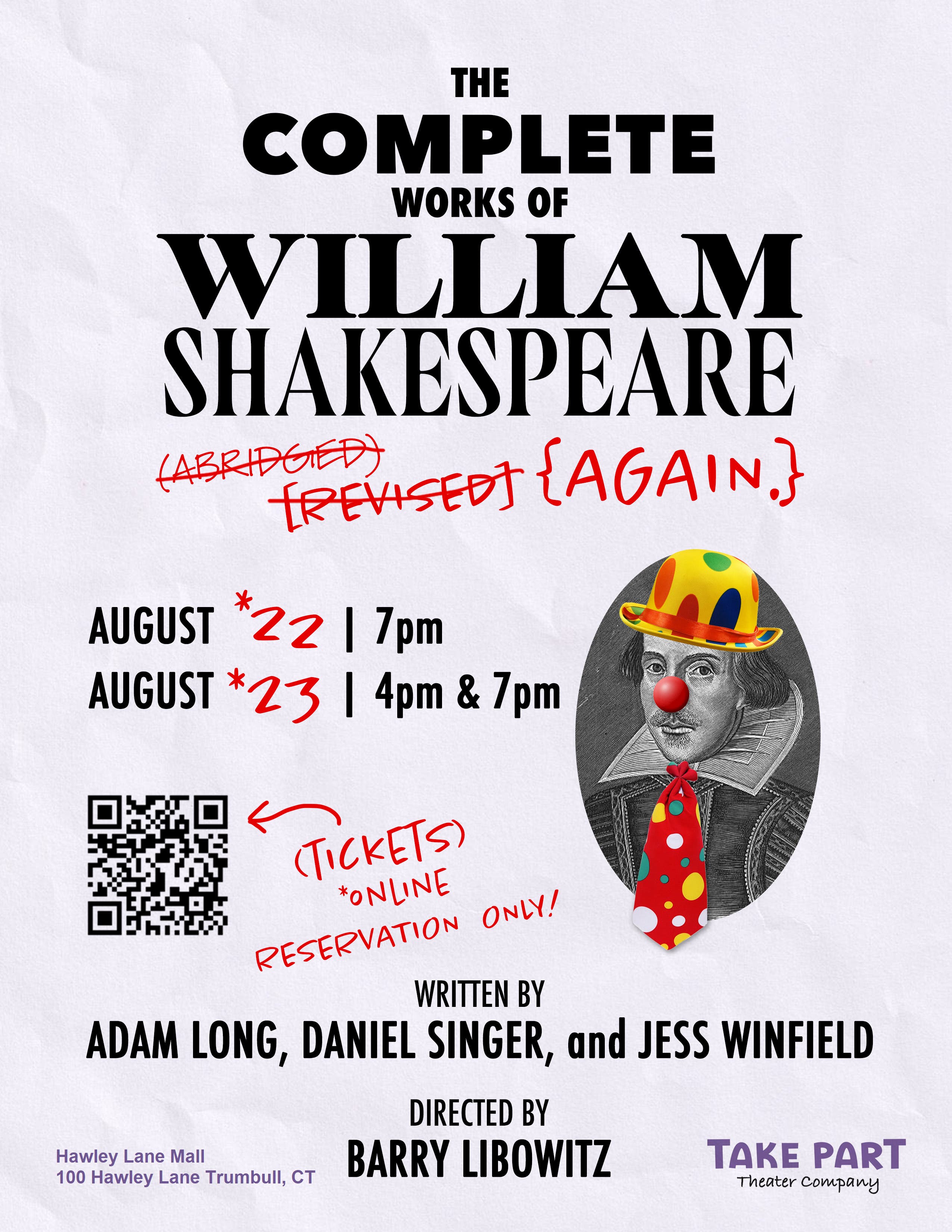 Aug 22 | The Complete Works of William Shakespeare (Abridged ...